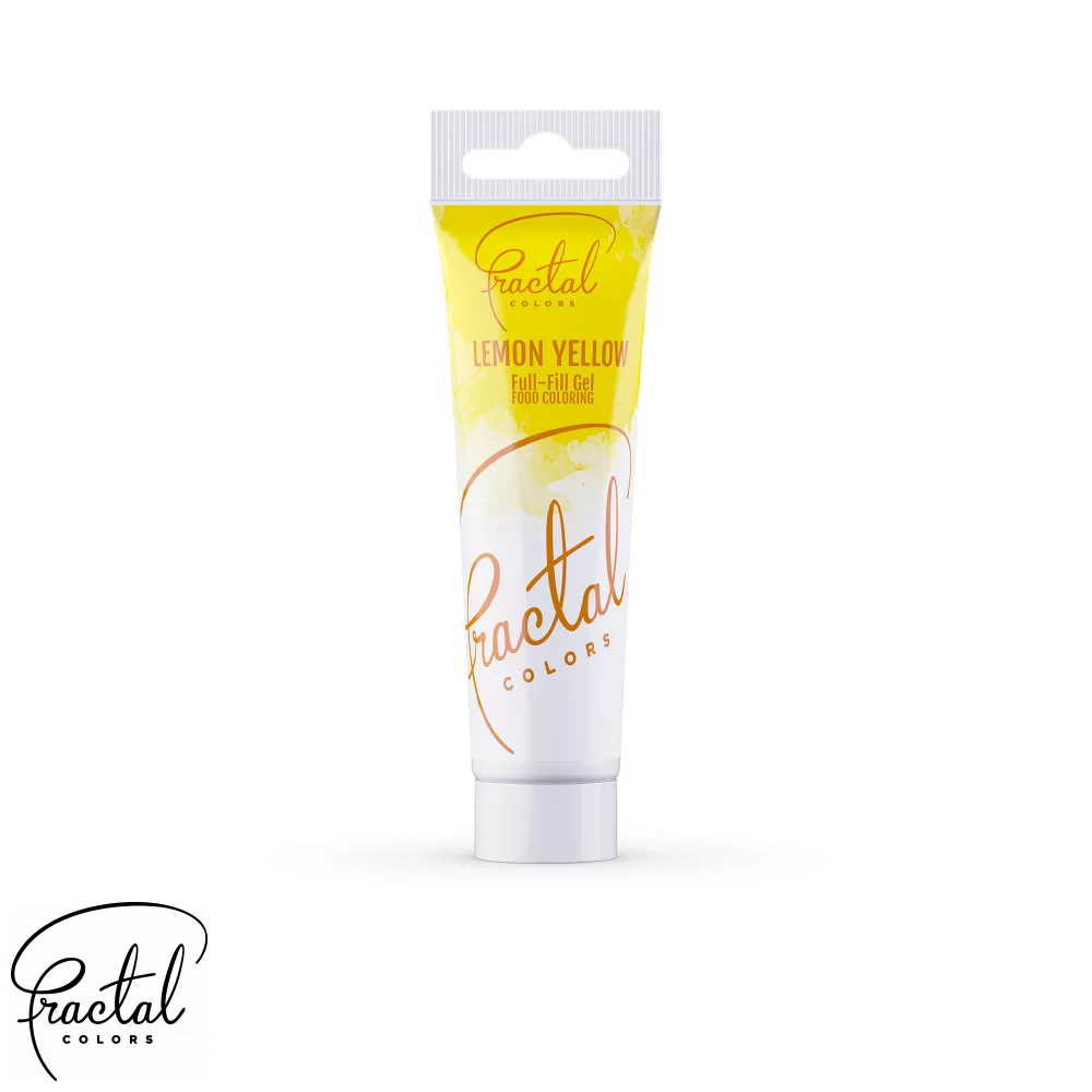 Lemon Yellow - Full-Fill Gel Food Coloring - Fractal Colors