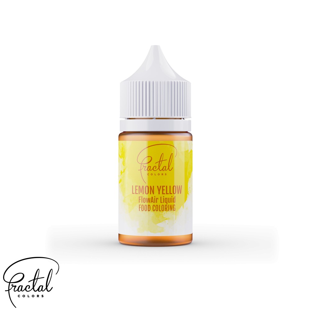 Lemon Yellow - FlowAir Liquid Food Coloring - 30 g - Fractal